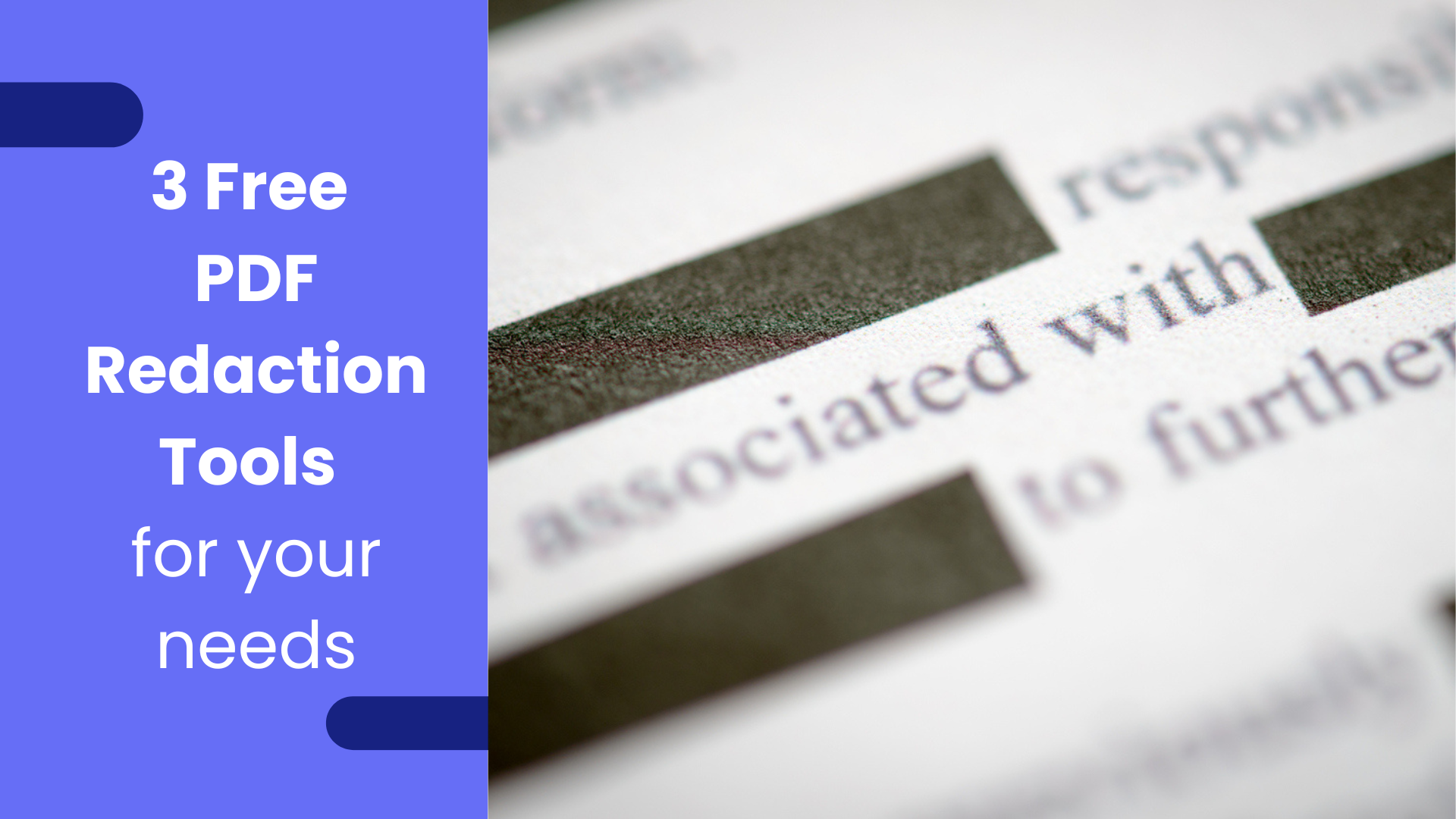 3 Free PDF Redaction Tools for your needs